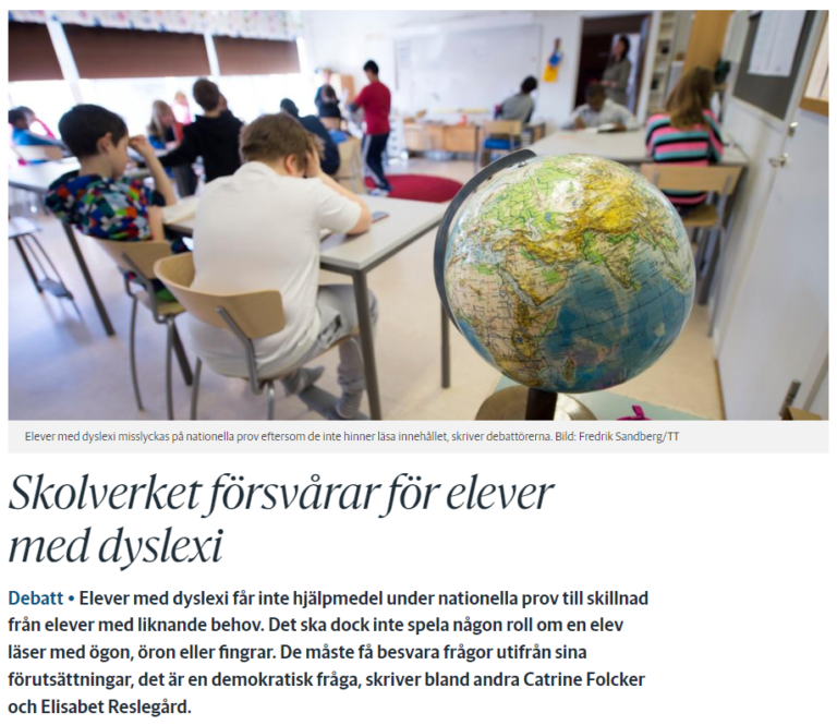 Debattartikel i GP om rättvisa nationella prov - Läsrörelsen Debattartikel i GP om rättvisa nationella prov - Läsrörelsen